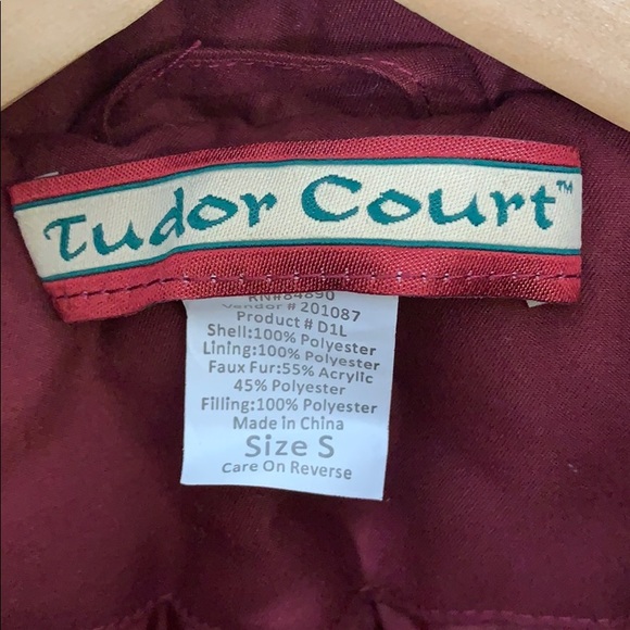 Tudor Court | Jackets & Coats | Tudor Court Burgundy Parka Hooded ...